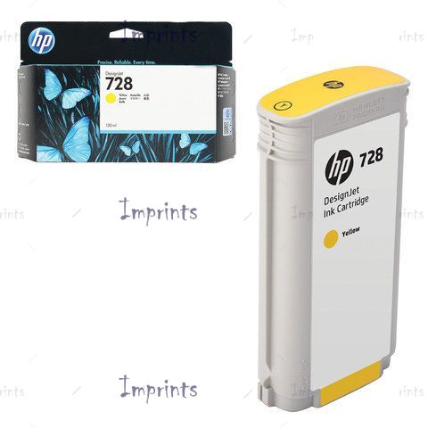 Картридж HP F9K15A, № 728 жёлтый для принтера HP оригинальный, цена ...