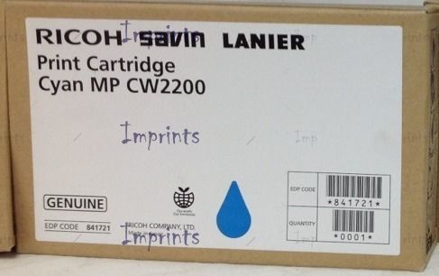 Картридж Ricoh MP CW2200 Cyan голубой для принтера Ricoh оригинальный ...